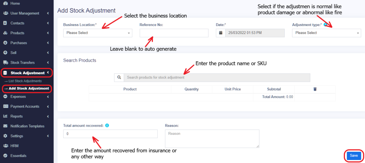 What is Stock Adjustment and how to use it? - Bizwity